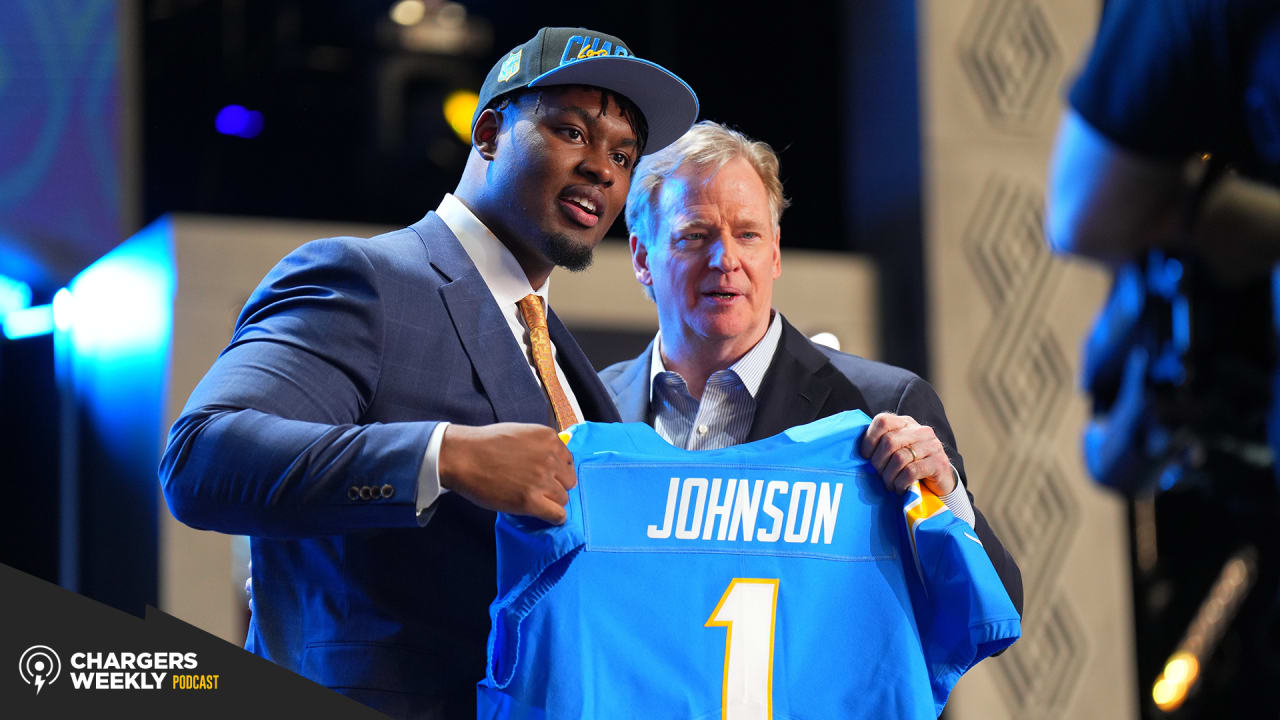 Chargers Weekly: Zion Johnson in Powder Blue, First-Round Reaction and ...