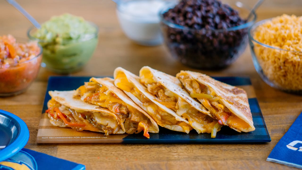 Tailgate Recipe: Chicken Fajita Quesadillas