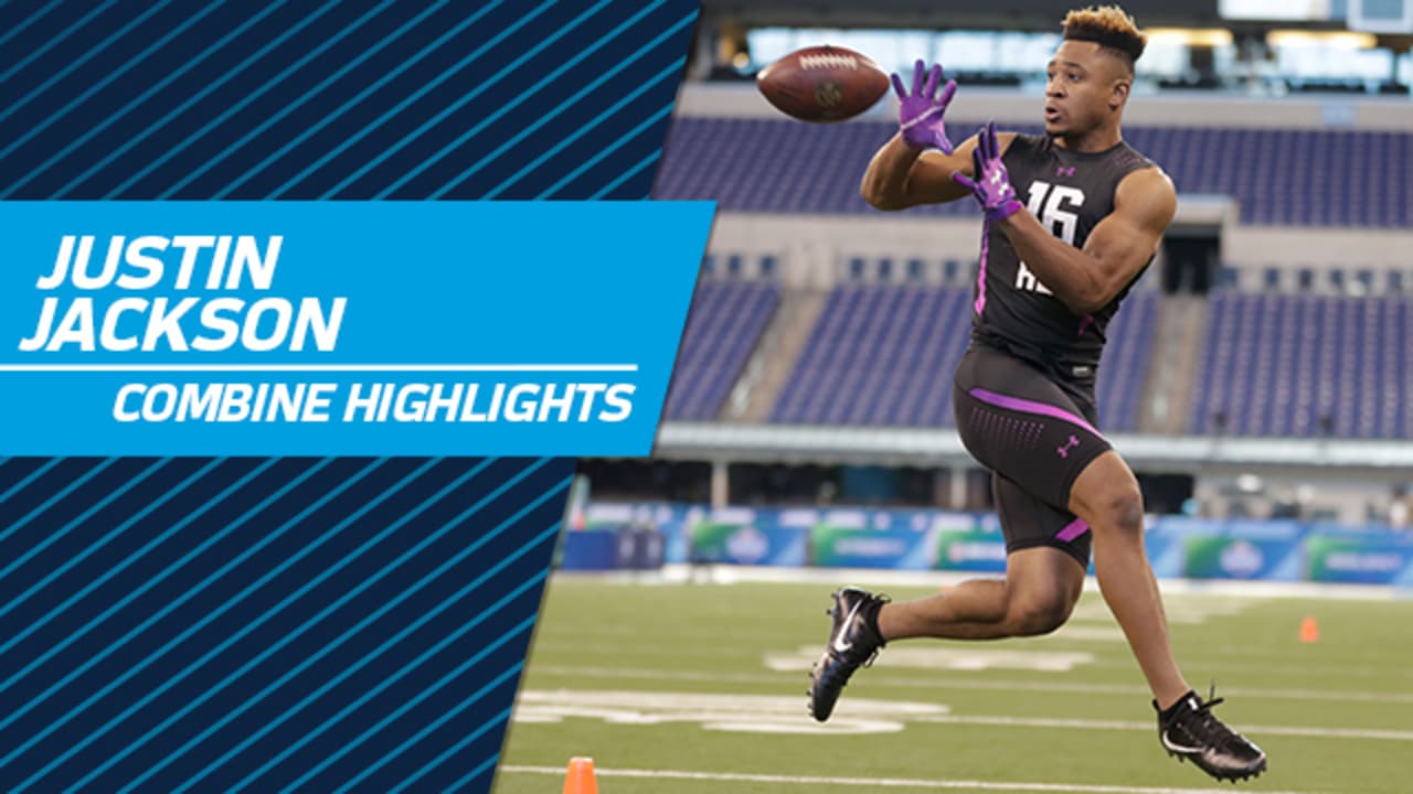 Justin Jackson's 2018 NFL Scouting Combine Workout
