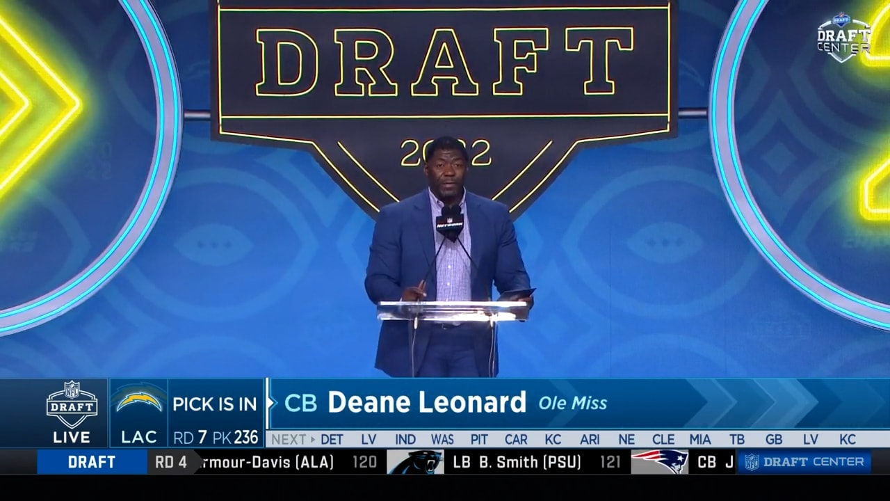 2022 Draft: Chargers Select CB Deane Leonard, Ole Miss, Round 7, Pick 236