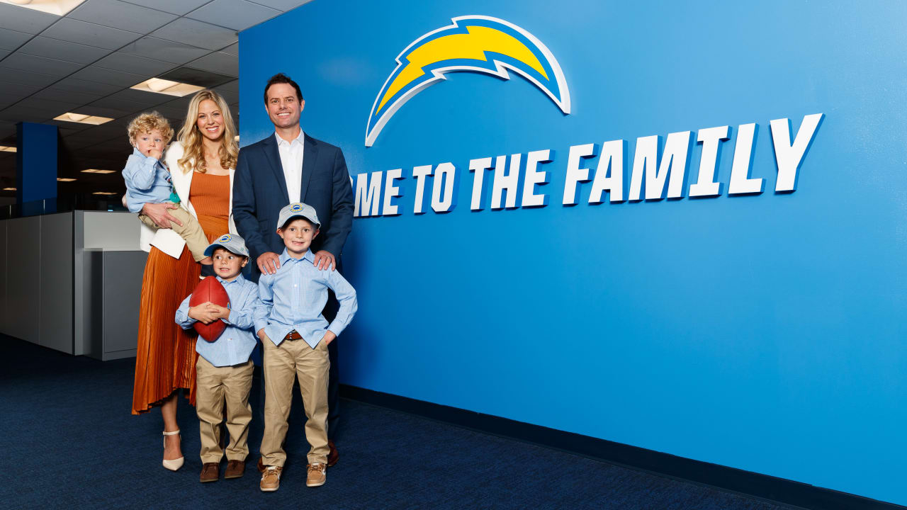 Coach Staley and Family Welcomed to Chargers