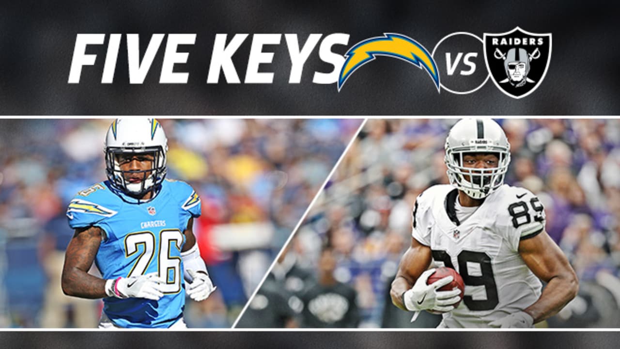 Five Keys: Chargers vs. Raiders