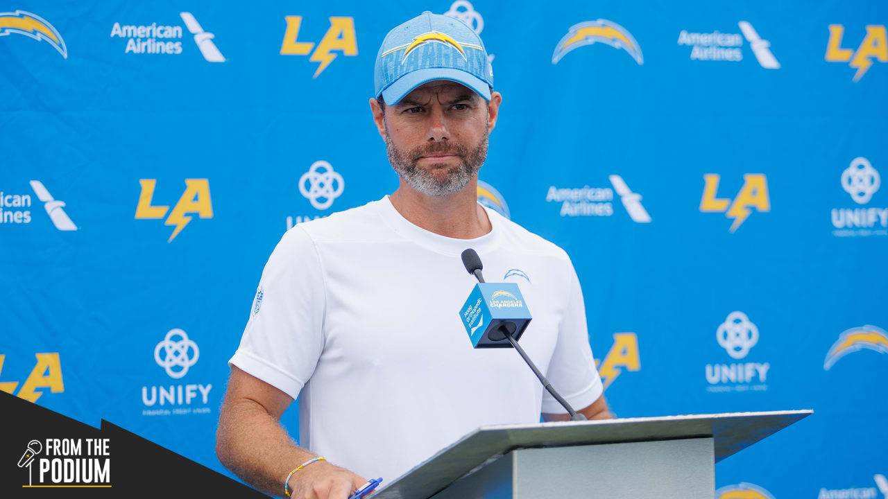 From The Podium | Why Brandon Staley Loves The Starting 5 on the Bolts ...