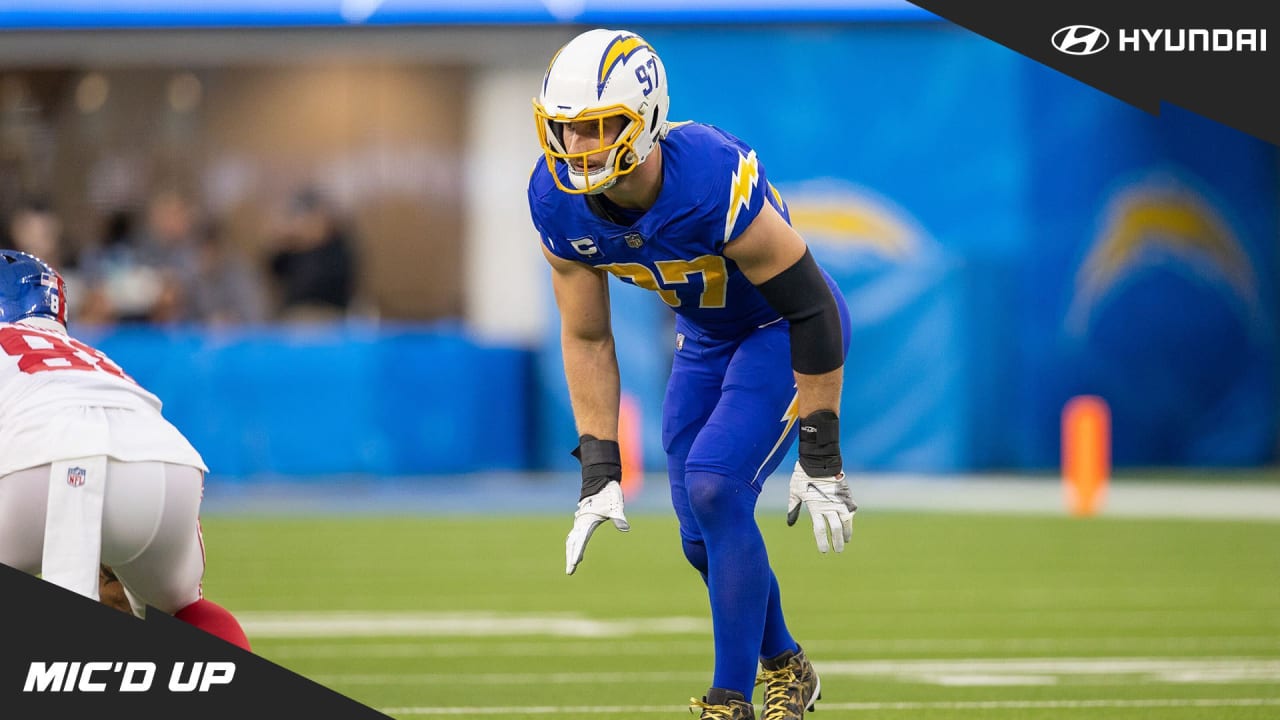 Mic’d Up: LB Joey Bosa vs New York Giants, Week 14 2021