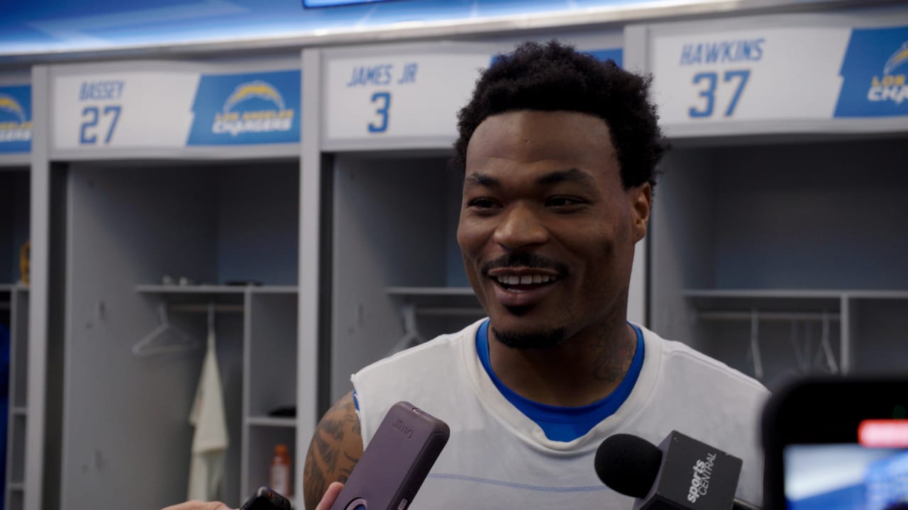 Media Availability: Derwin James, Jr. On Big Win vs the Chicago Bears ...