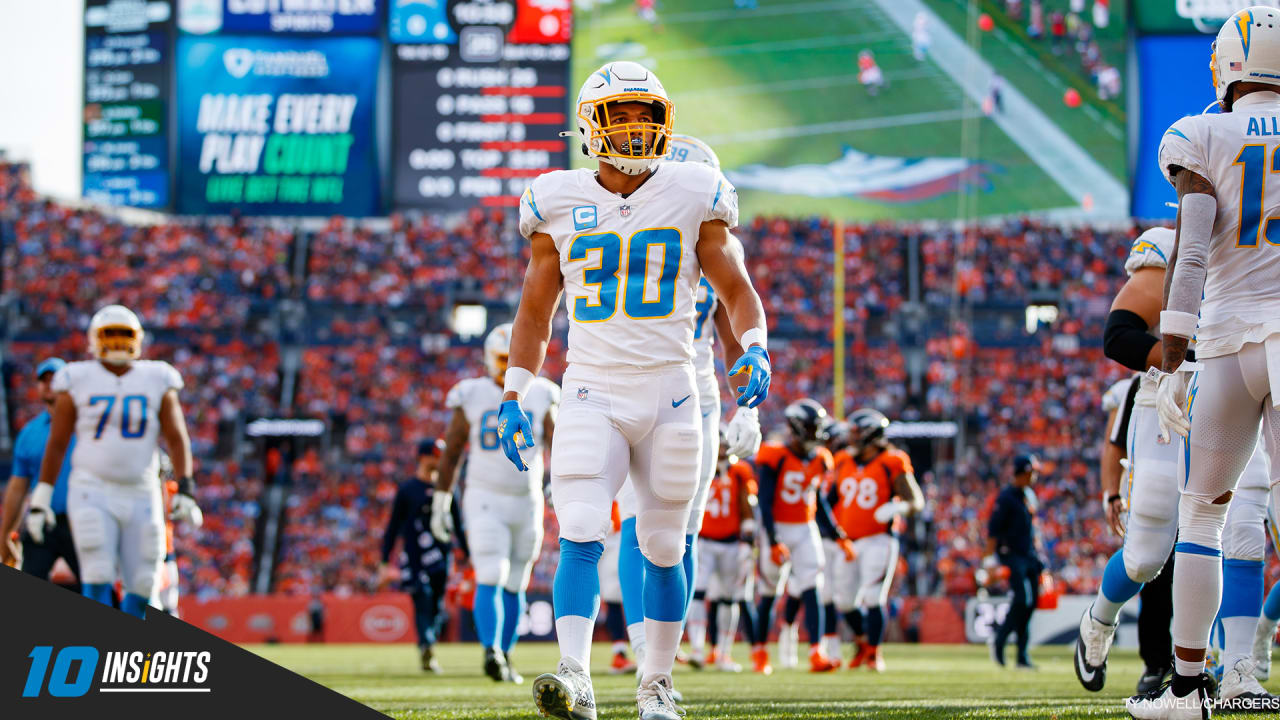 10 Insights: Austin Ekeler Continues Career Season With 14th Total TD