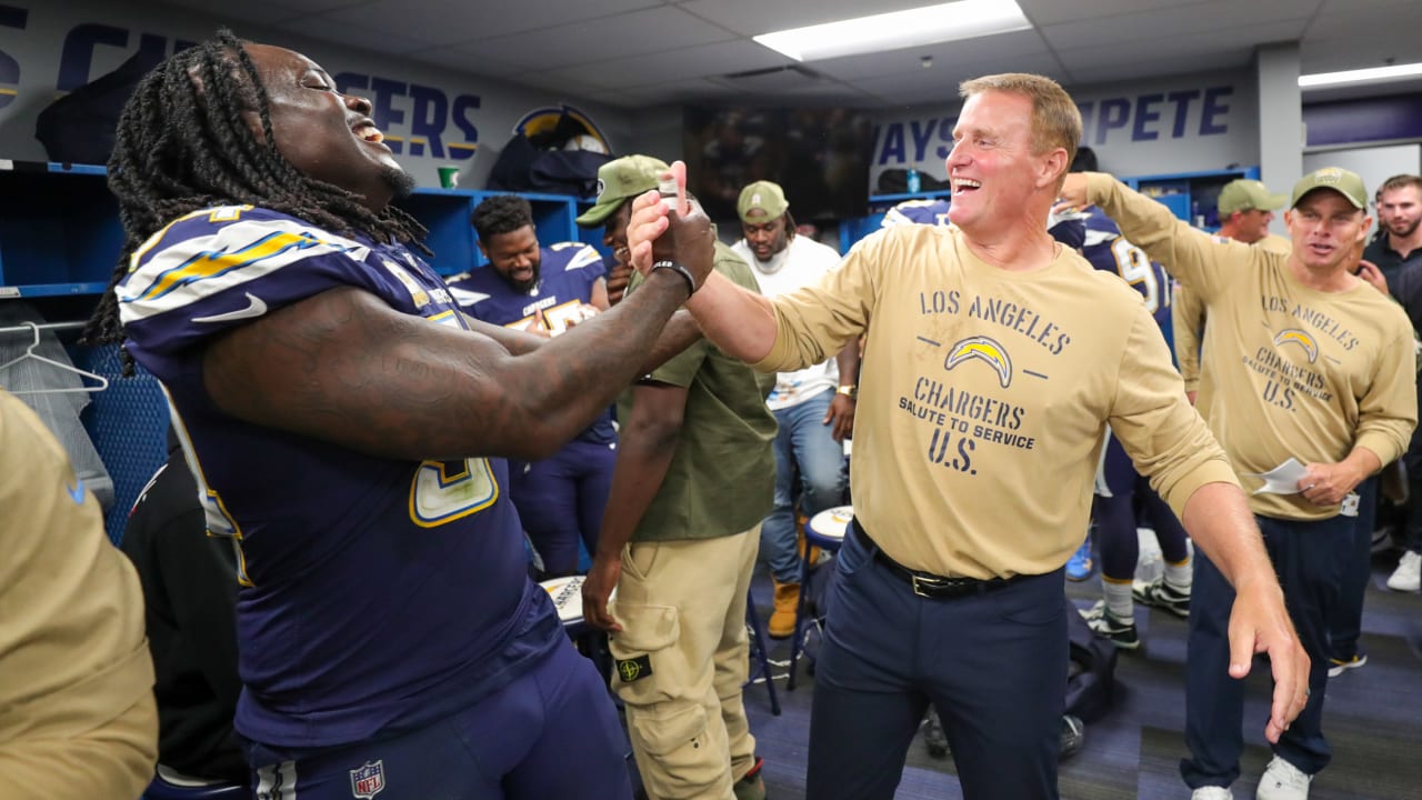 Photos: Postgame Celebration over Packers