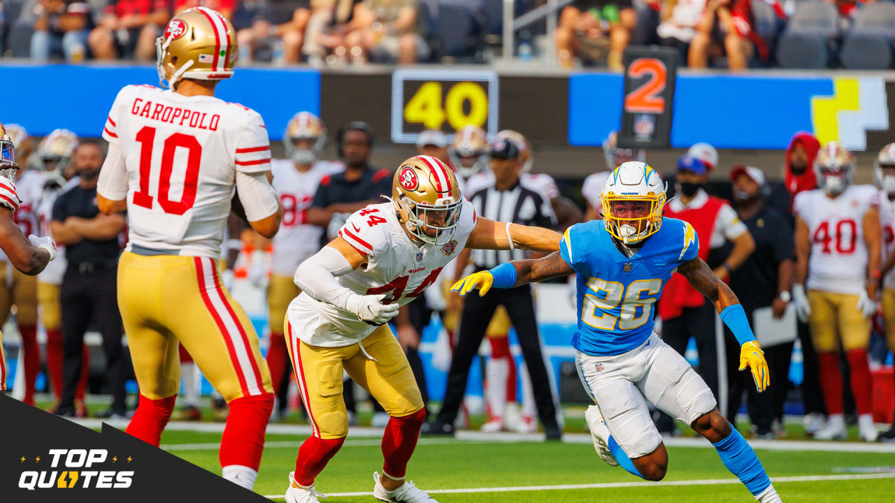 Top Quotes | What the 49ers Are Saying About the Chargers
