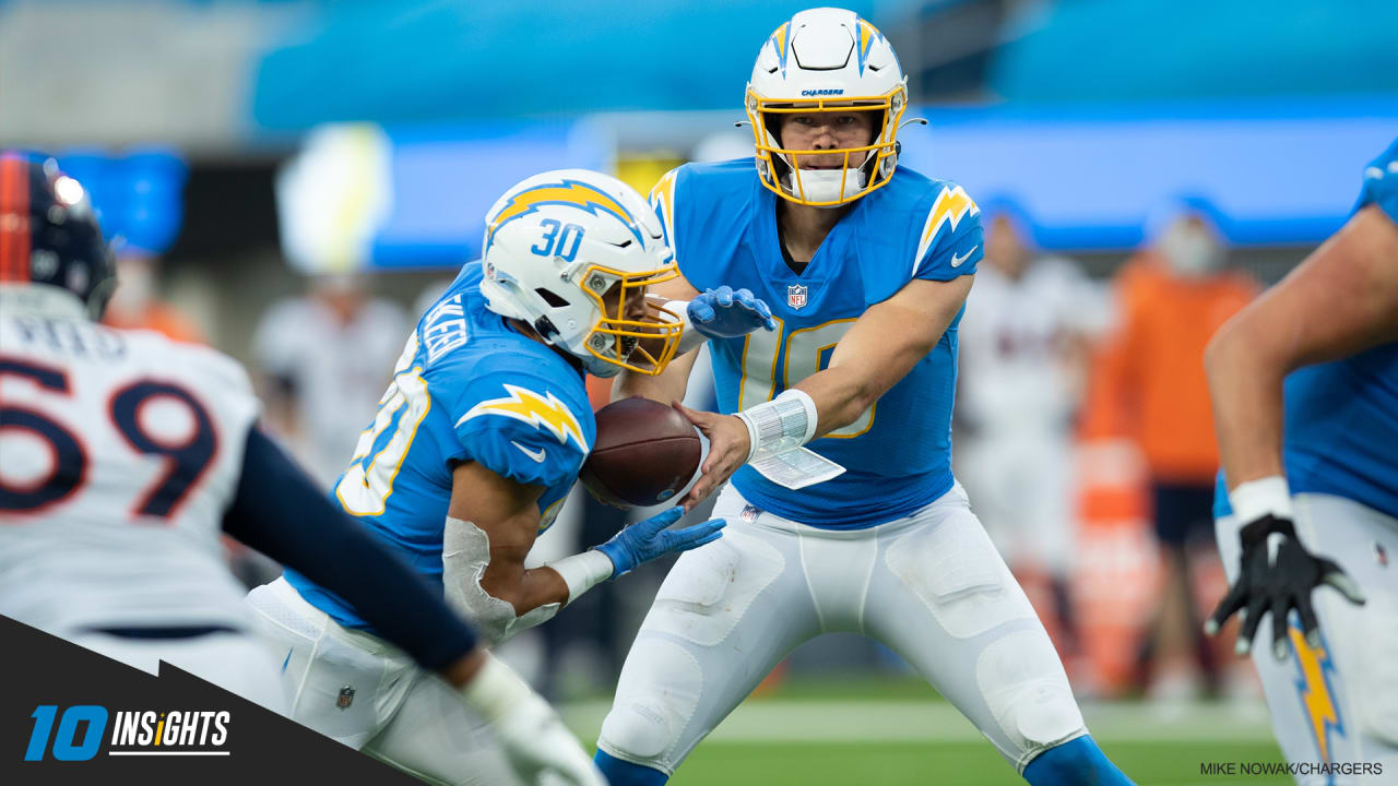 10 Insights: Chargers Seeking Sixth Straight Win in AFC West