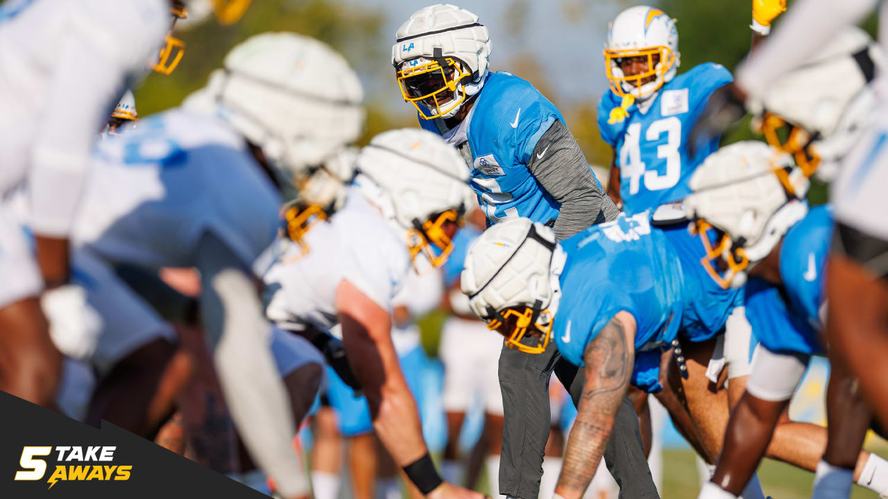 5 Takeaways: What We Learned From the 2nd Week of Chargers Camp
