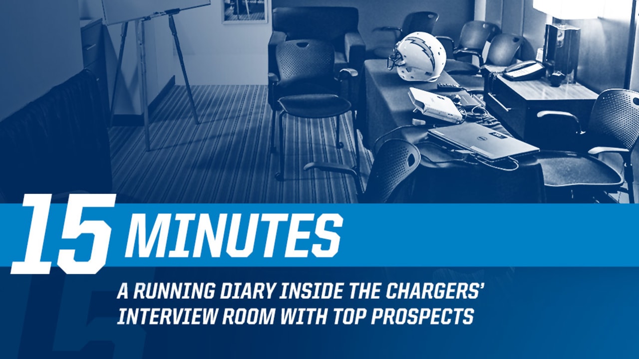 15 Minutes: A Running Diary Inside the Chargers' Interview Room with ...