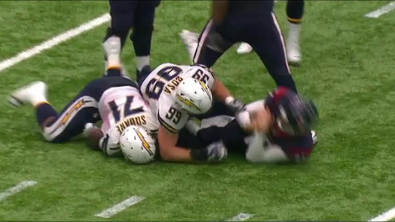 Joey Bosa and Damion Square Split Sack