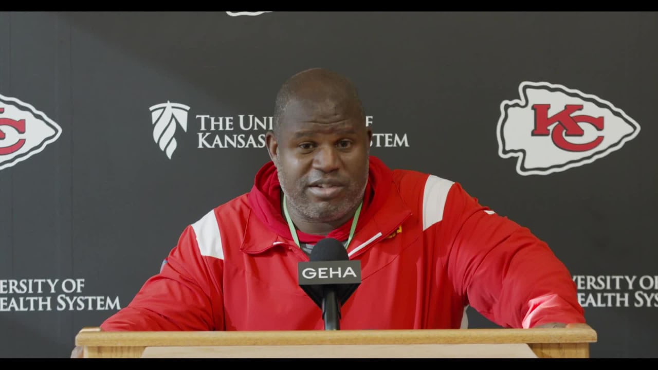 Eric Bieniemy: "Our guys have done a great job of adjusting" | Press ...