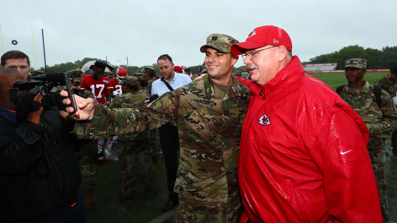 Chiefs’ DE Chris Jones on Military Appreciation Day at Training Camp ...