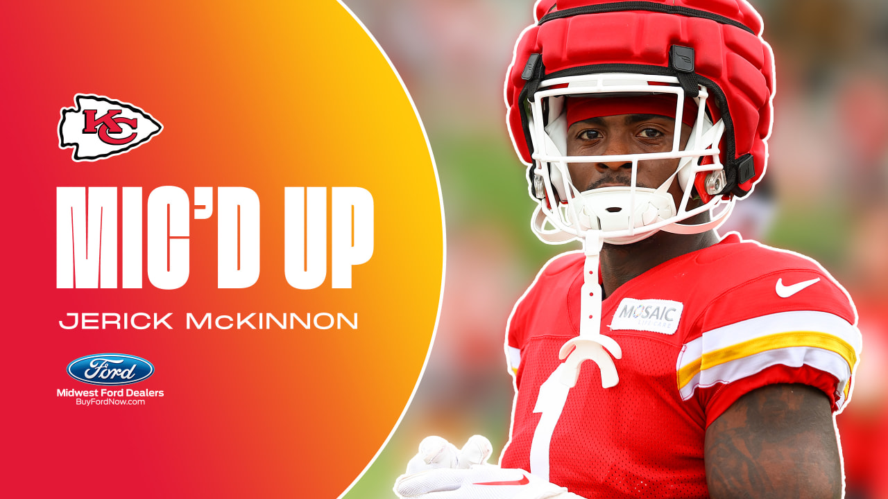 Jerick McKinnon Mic'd Up at Chiefs 2023 Training Camp