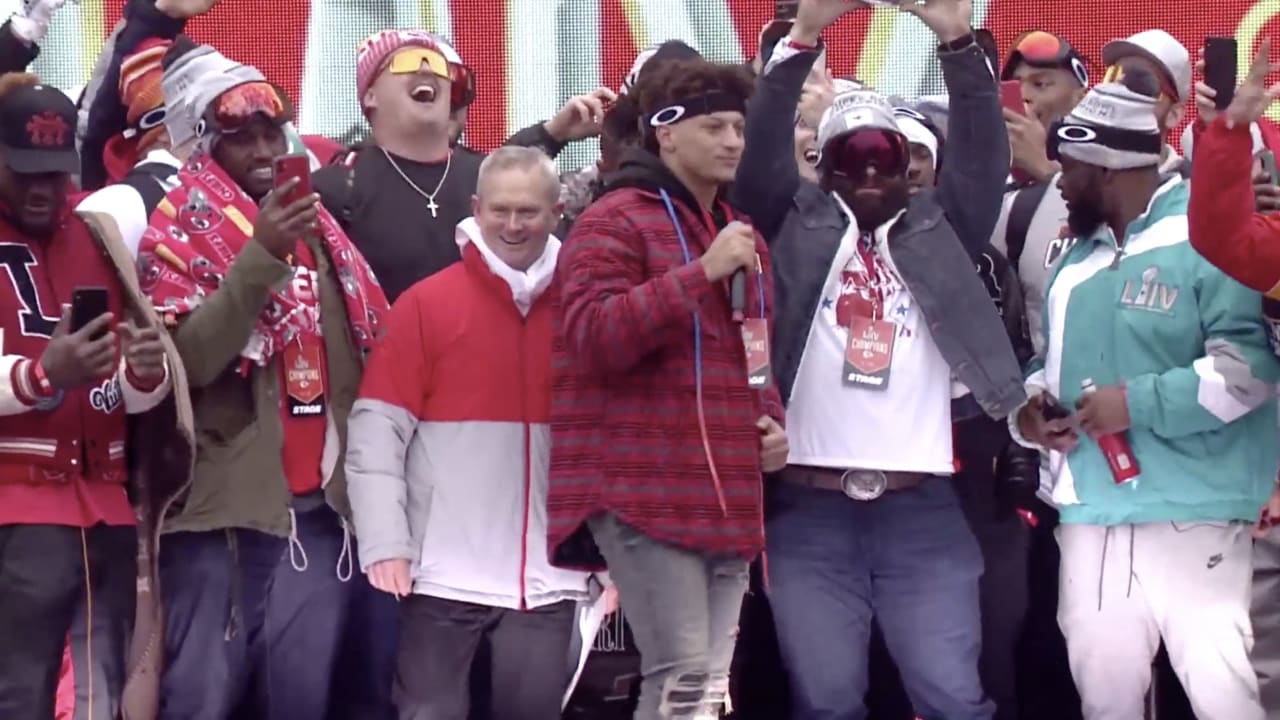 Patrick Mahomes: "The first thing I wanted to do is bring Lamar Hunt ...