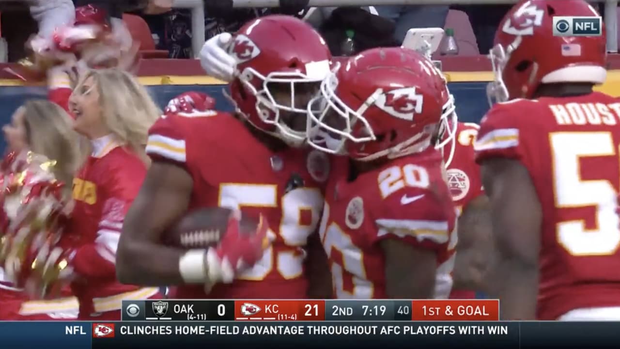 Reggie Ragland Rumbles 67 Yards After Derek Carr's Second INT