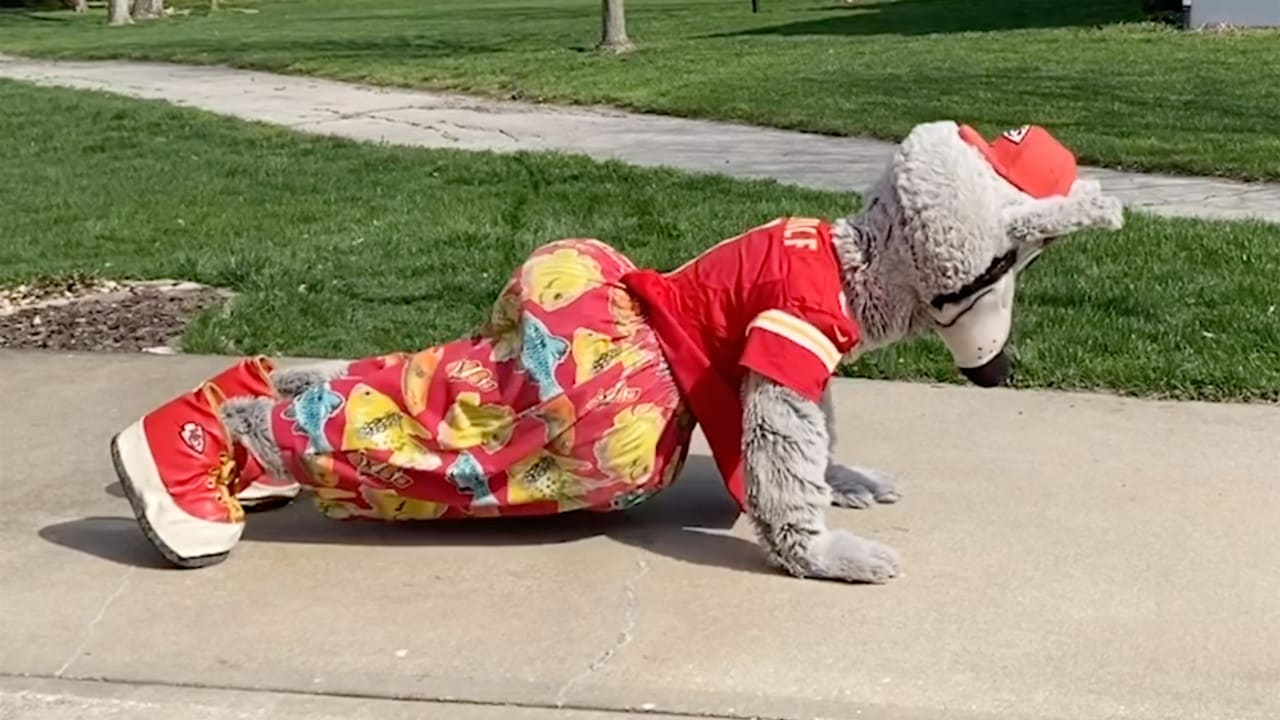 KC Wolf Stays Active
