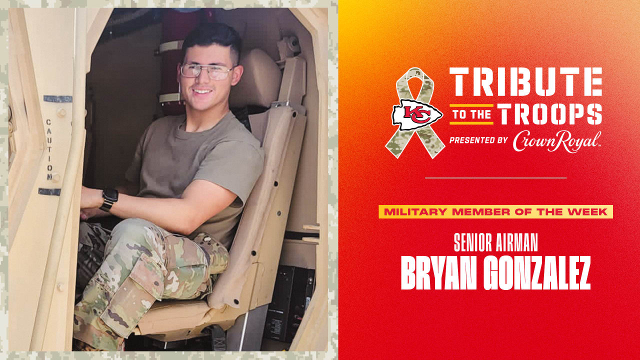 Chiefs Recognize SrA Bryan Gonzalez as This Week's Tribute to the ...