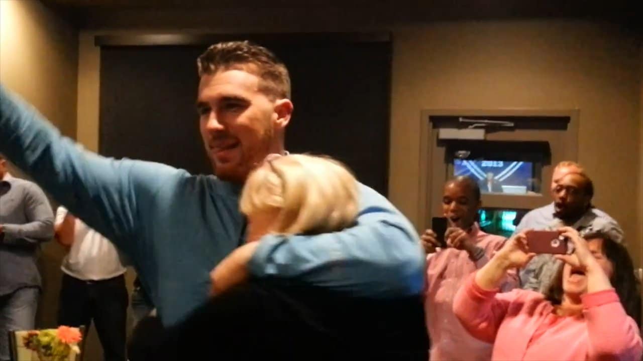 Travis Kelce Relives his Draft Day