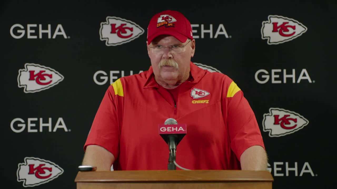 Andy Reid: "Young guys had a chance to play today" | Pre Week 1 Press ...