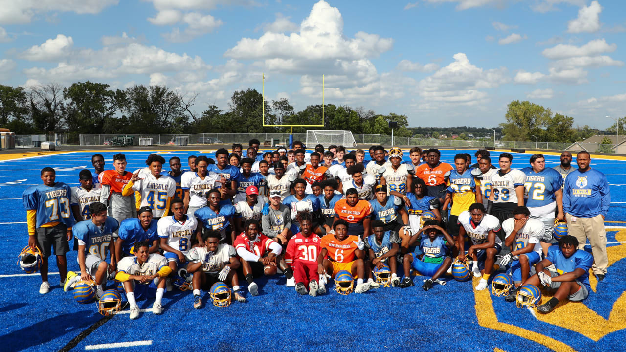Photo Gallery: Chiefs Visit Lincoln College Prep