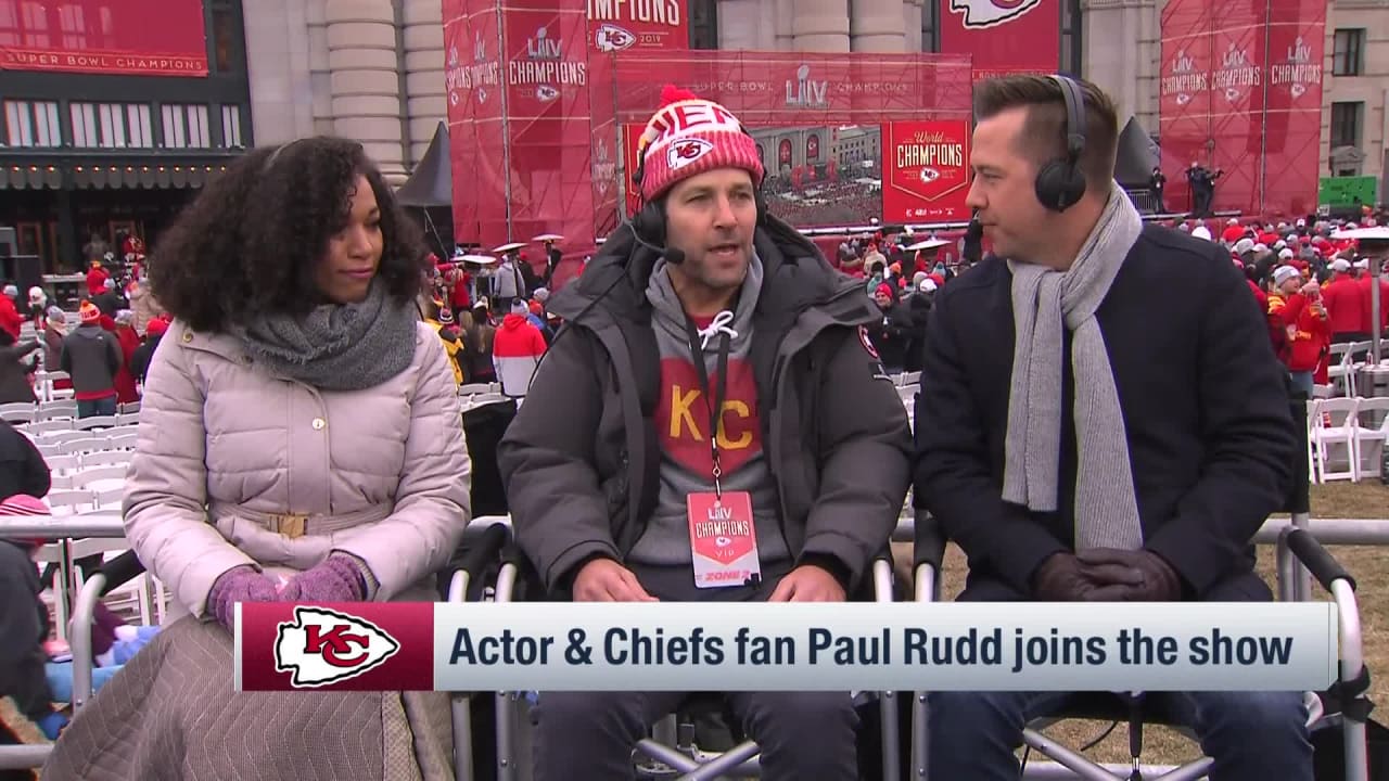 Paul Rudd on How He got Chiefs Super Bowl Title Shirt: 'I stole it from ...