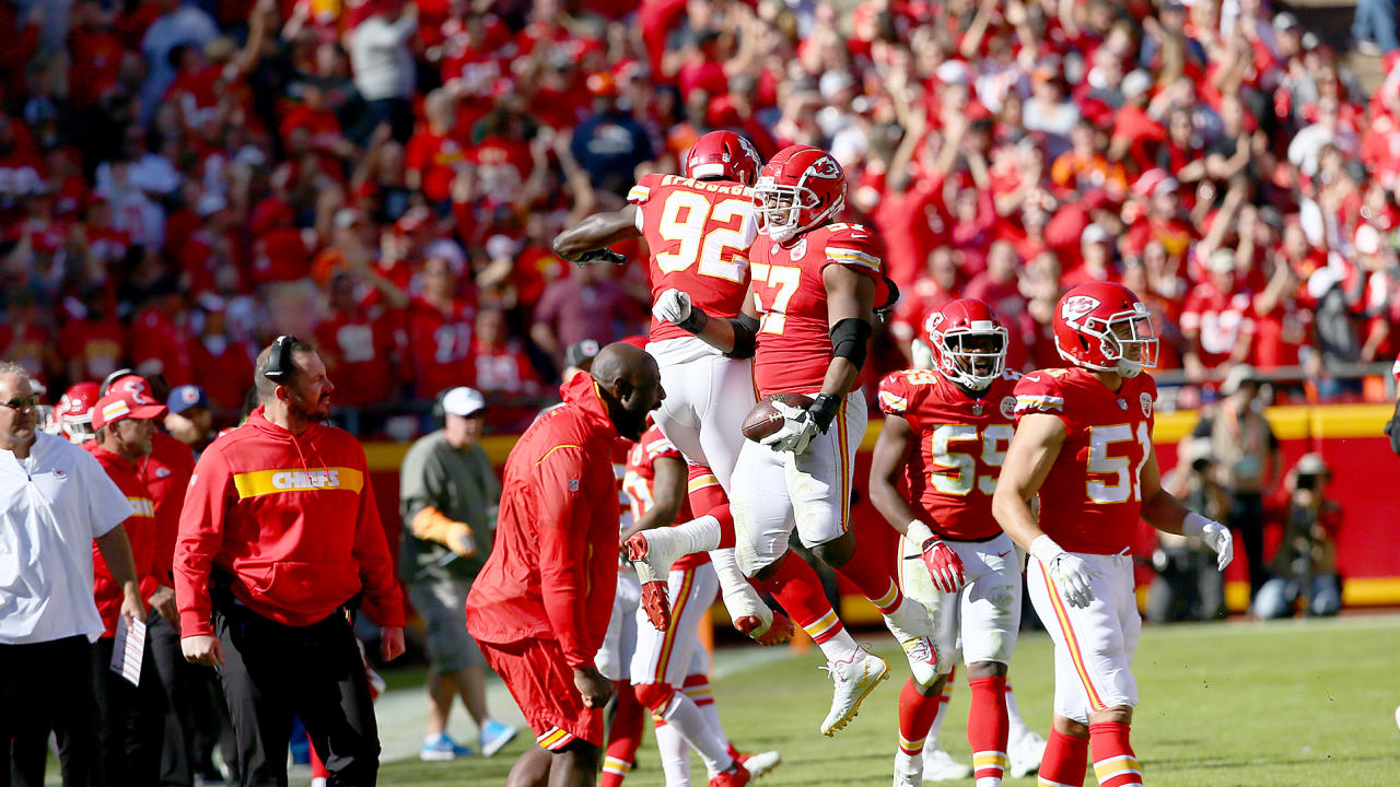 Dee Ford Strip Sacks Case Keenum, Breeland Speaks Recovers the Fumble