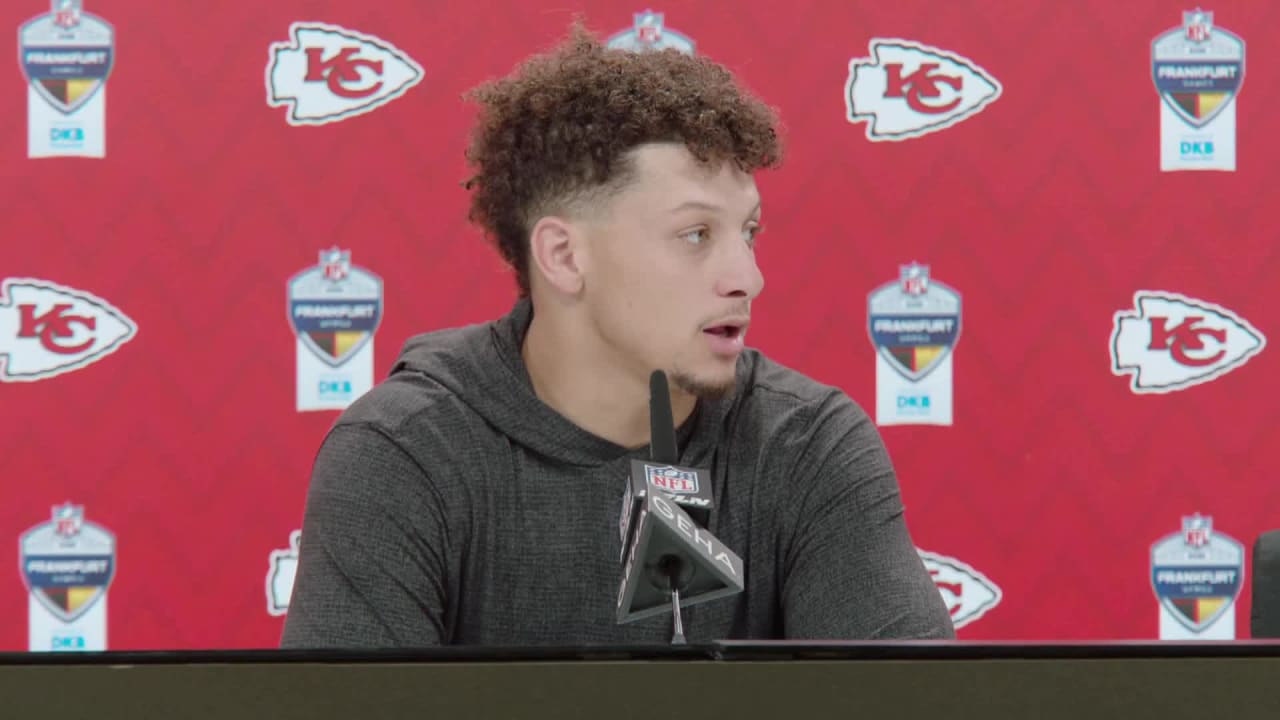Kansas City Chiefs quarterback Patrick Mahomes press conference vs ...