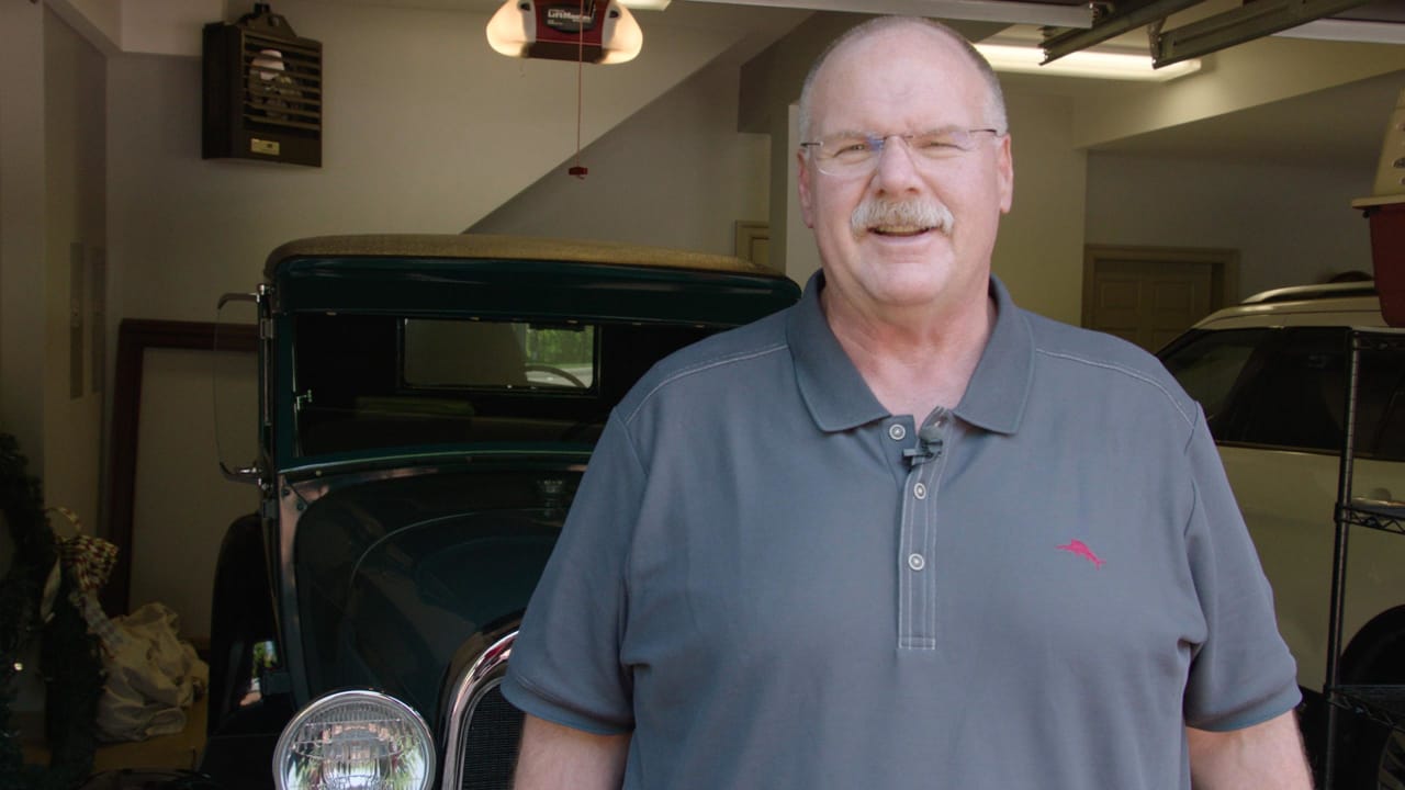 Andy Reid Talks About How he Restored his Father's Ford Model A