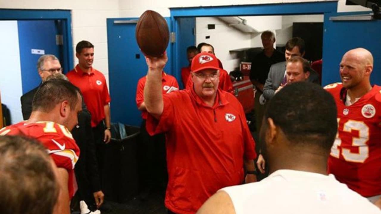 Locker Room Celebration After Win In Jacksonville