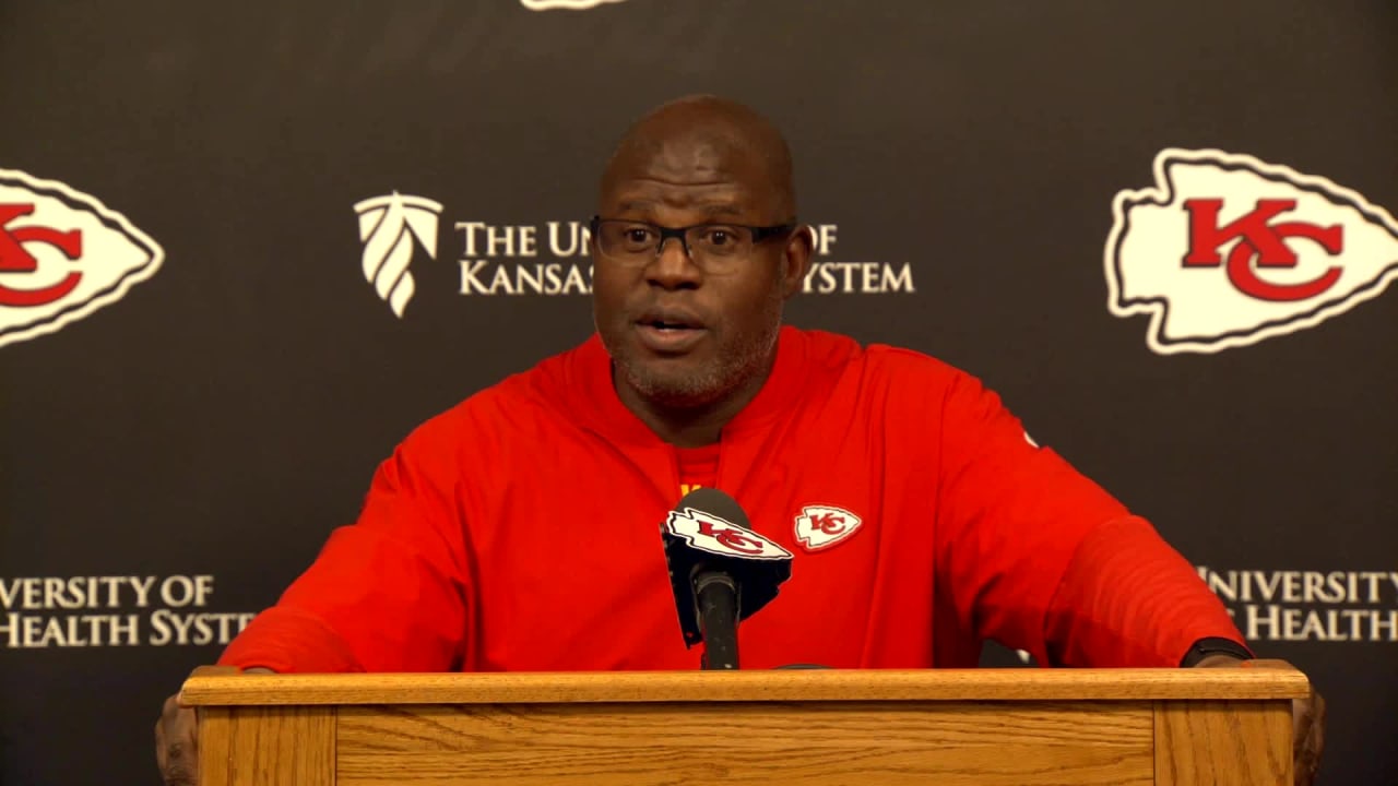 Coach Bieniemy: "At the end of the day we just have to line up and play ...