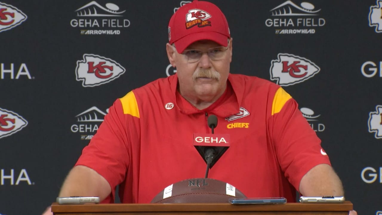 Andy Reid: "I was proud of the guys for that relentless play" | Week 2 ...