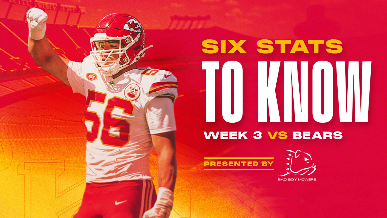 Six Stats To Know For Week 3 Of The 2023 NFL Season | Chiefs vs. Bears