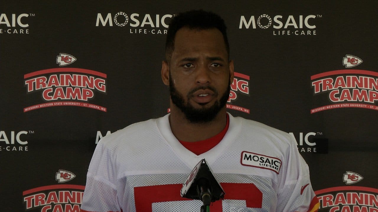 Derrick Johnson excited to get the pads back on