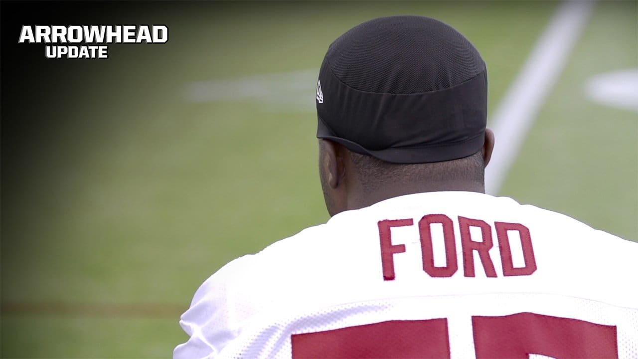 Dee Ford shows no sign of injury on Monday