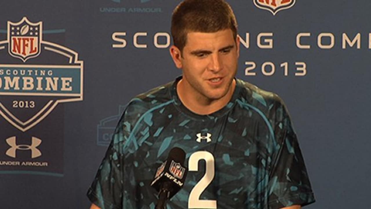 Tyler Bray Press Conference at the Combine
