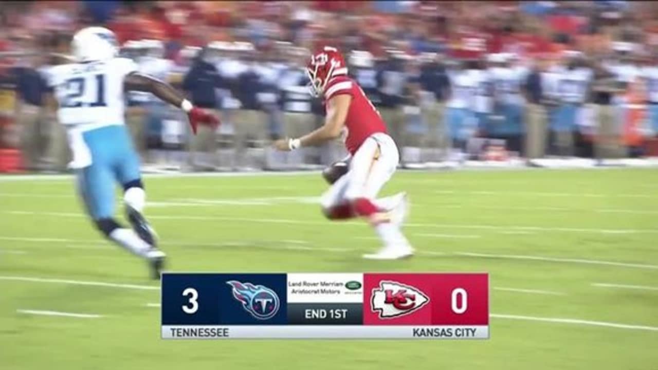 Patrick Mahomes Scrambles for the First Down