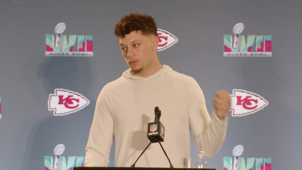 Patrick Mahomes Super Bowl LVII Press Conference 2/8 | Chiefs vs. Eagles