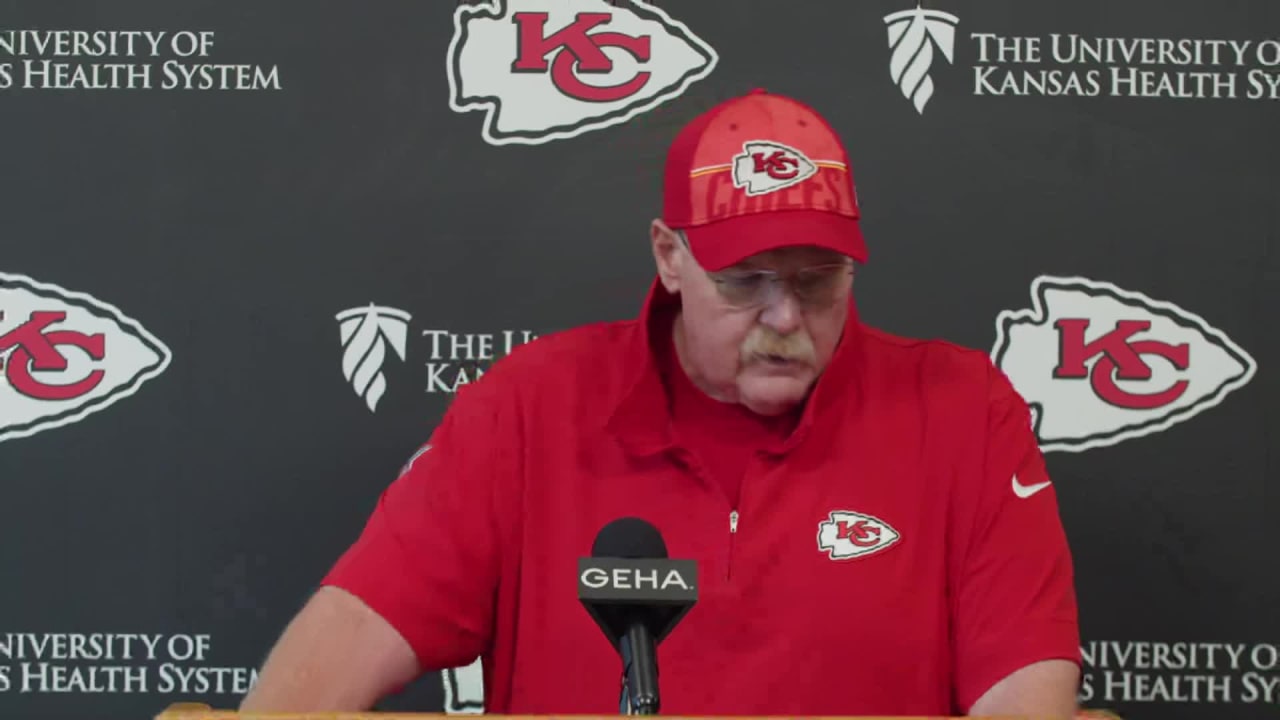 Andy Reid: "Their defensive front is good as is their offensive front ...