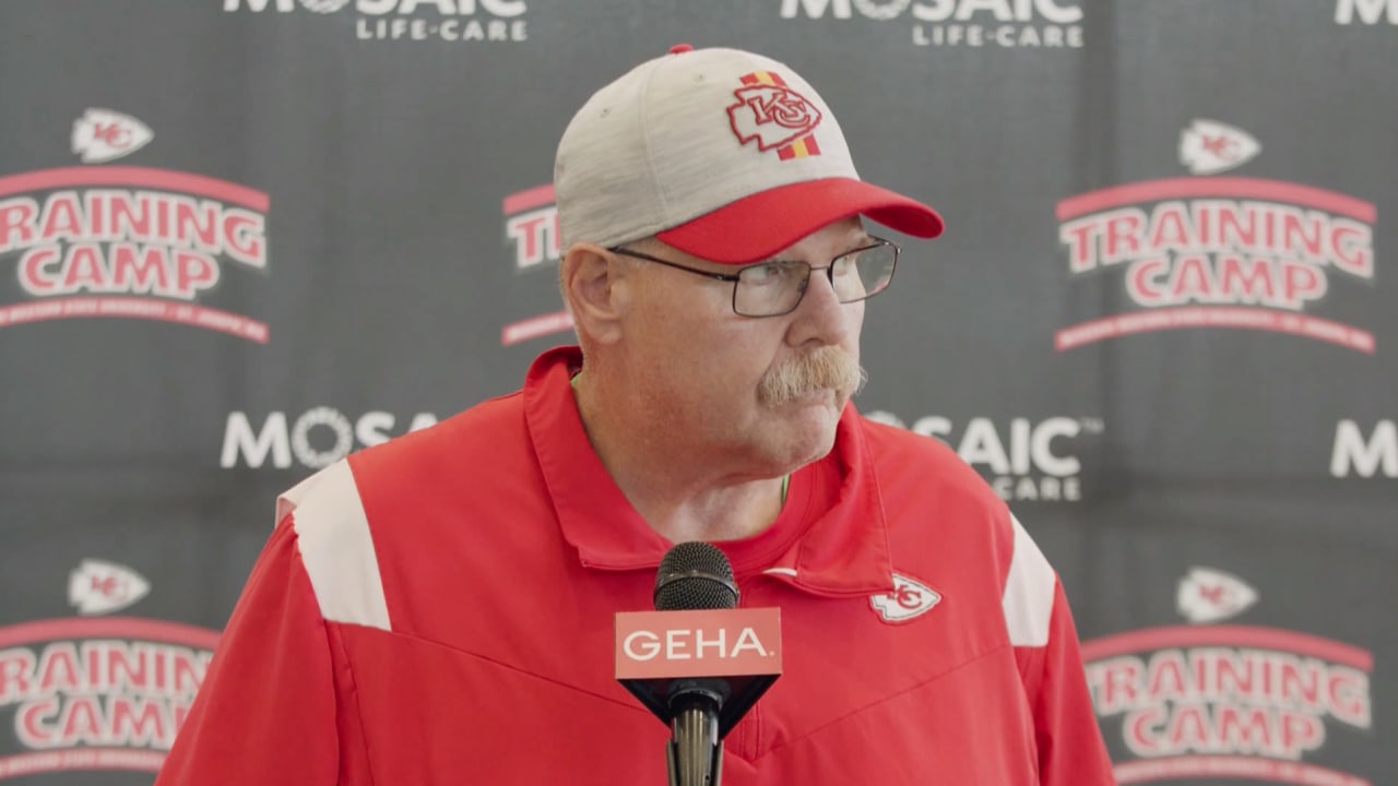 Andy Reid: "We appreciate our fans driving up here and hanging with us ...