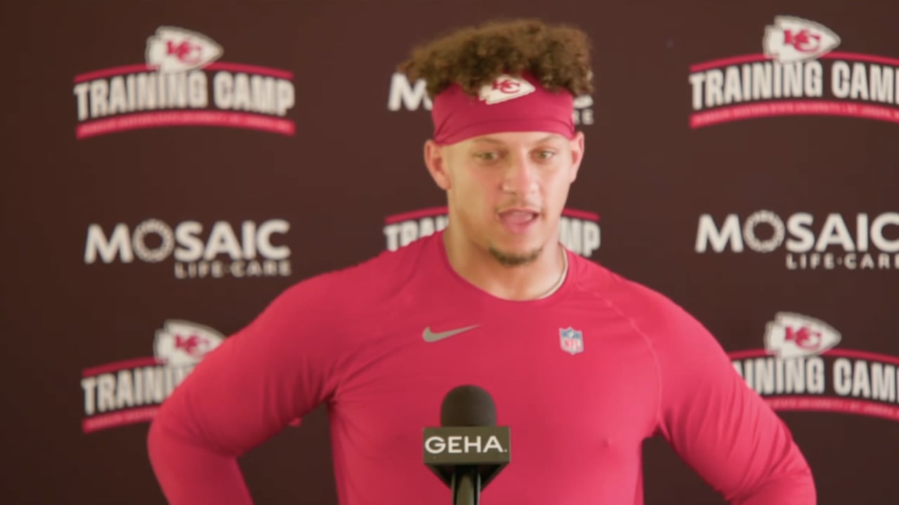 Patrick Mahomes: "It's just different when you get into the game ...