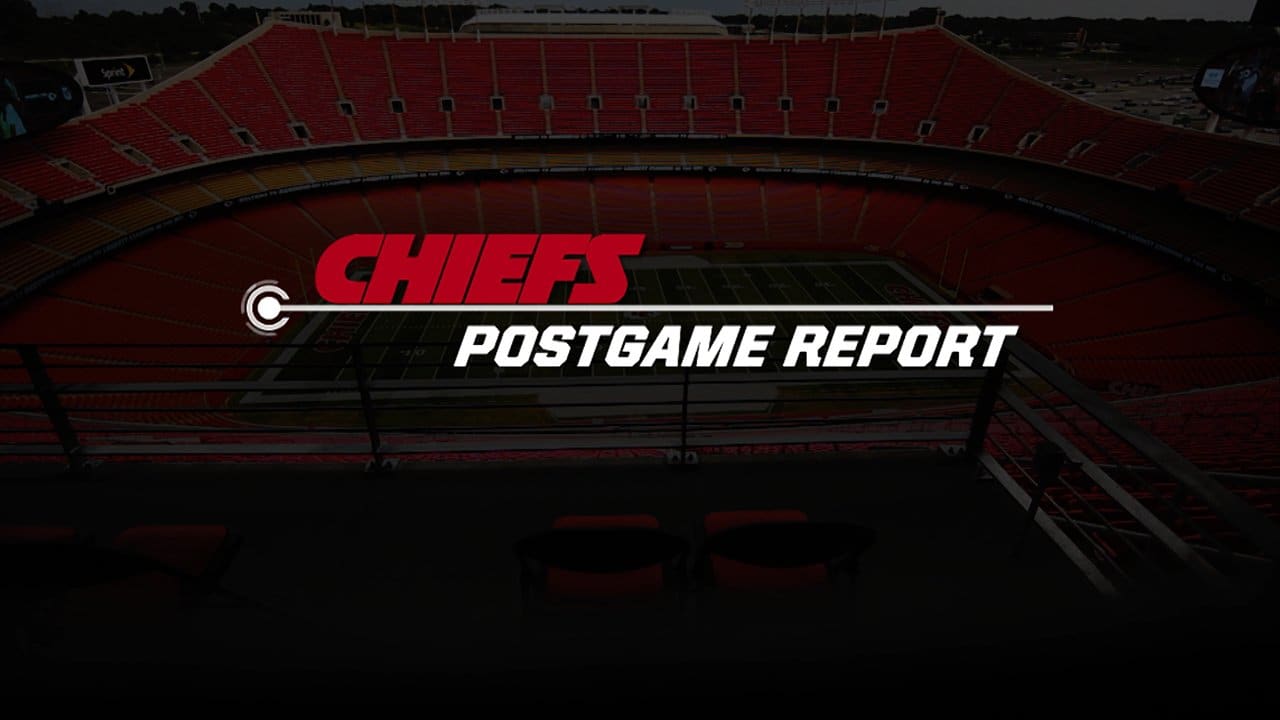 Chiefs Post Game Report: Week Two