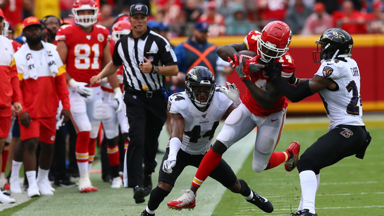 Chiefs Defeat Ravens, 33-28, in Home-Opener