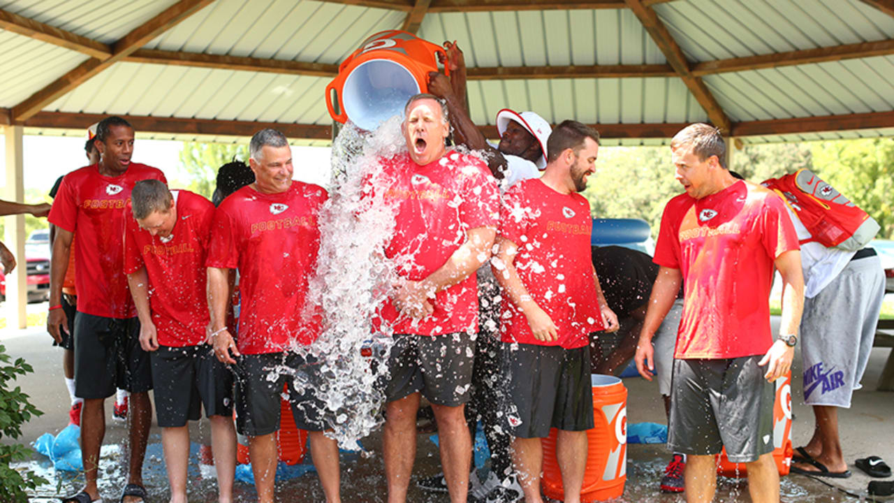 Training Staff and GM take ALS Ice Challenge