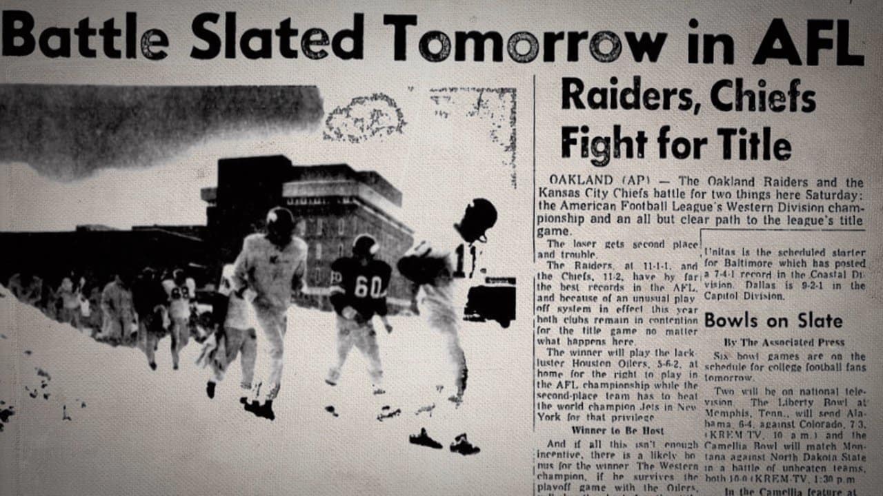 Raiders and Chiefs Fight for the AFL