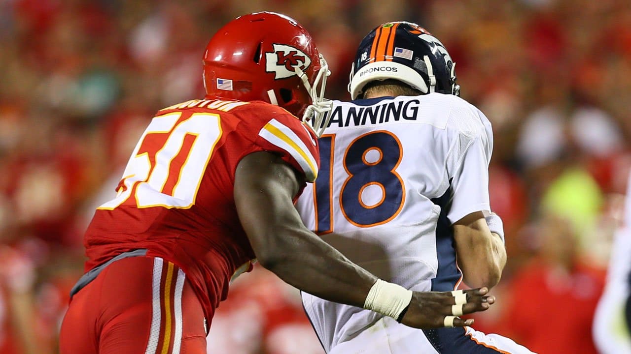 Justin Houston Sacks Peyton Manning