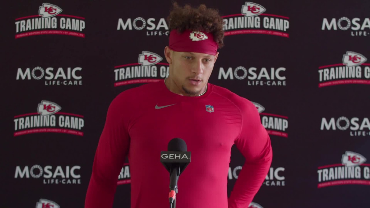 Patrick Mahomes: "I think he has been doing a great job" | Press ...