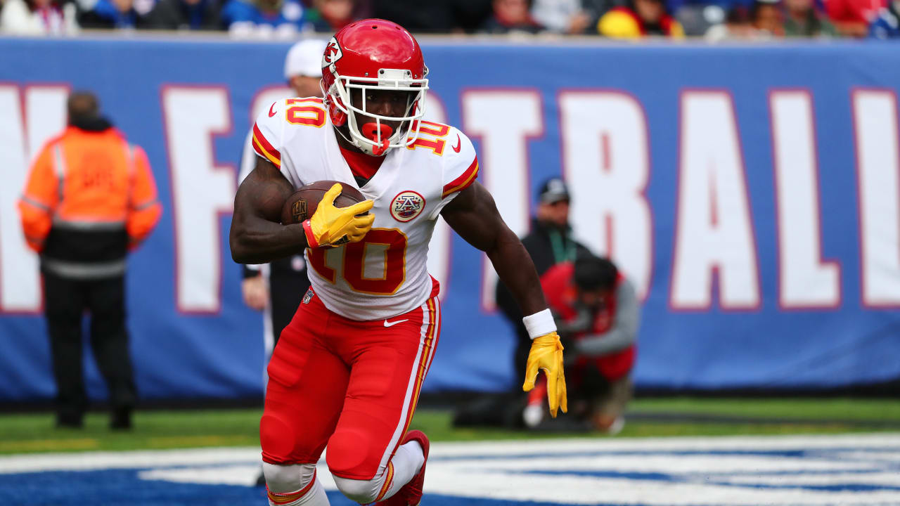 Chiefs' Wide Receiver Tyreek Hill Checks in on NFL Fantasy’s “Top 50” List