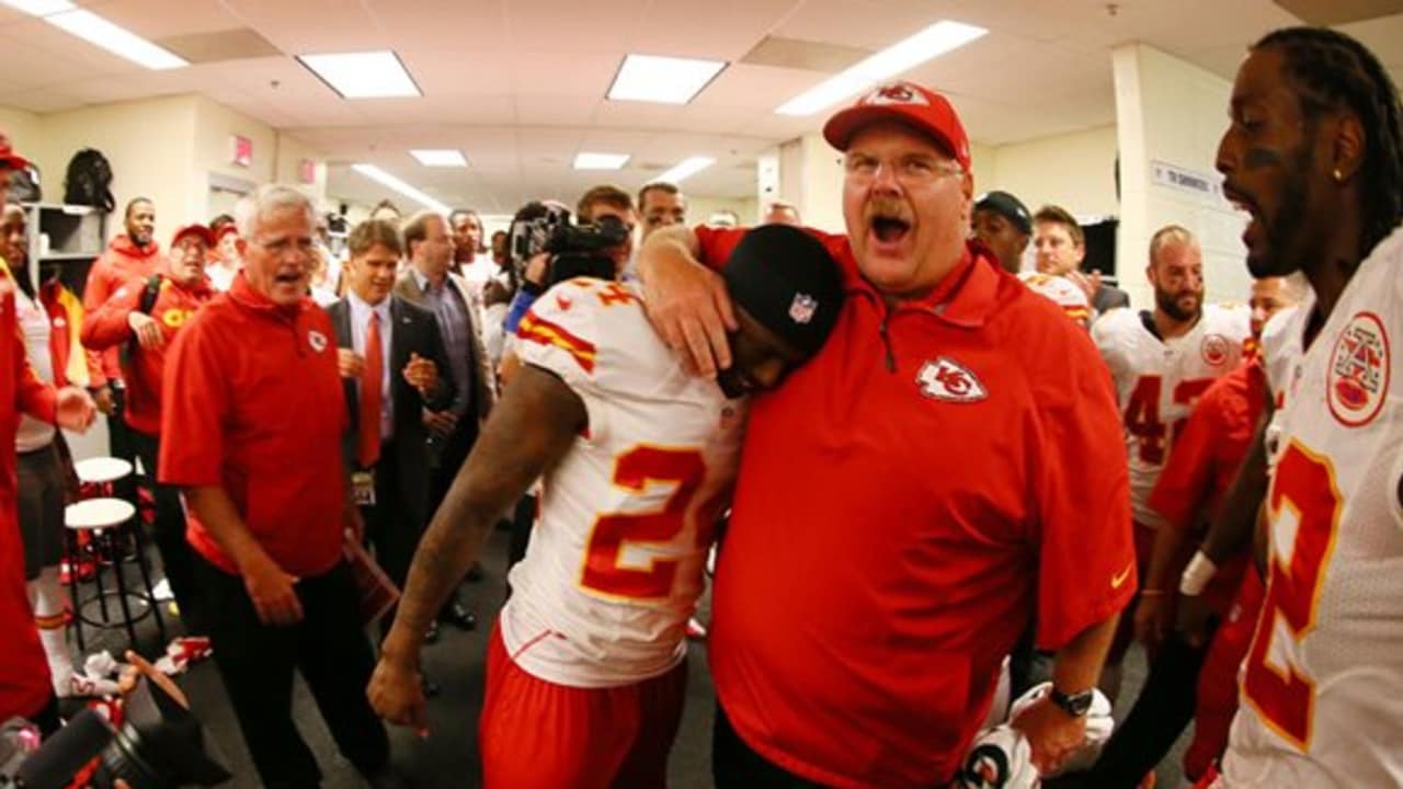 Locker Room Celebration After Week 3 Victory